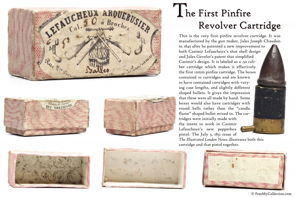 The First Pinfire Revolver Cartridge! on The Cartridge Freedom Act Blog