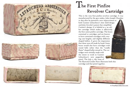 The First Pinfire Revolver Cartridge! on The Cartridge Freedom Act Blog